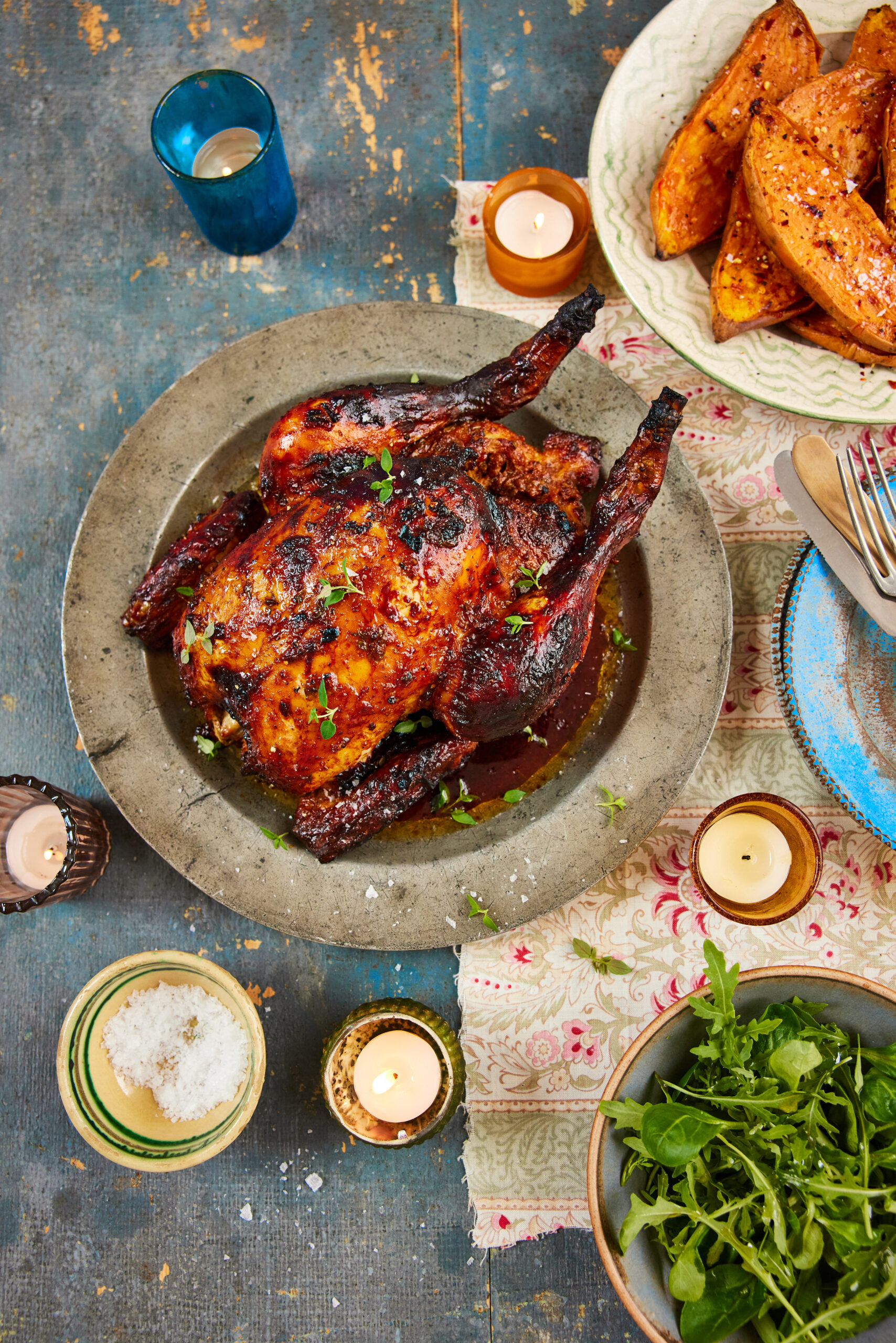 Romy Gill's Hot and Spicy Whole Roasted Chicken - Maldon Salt