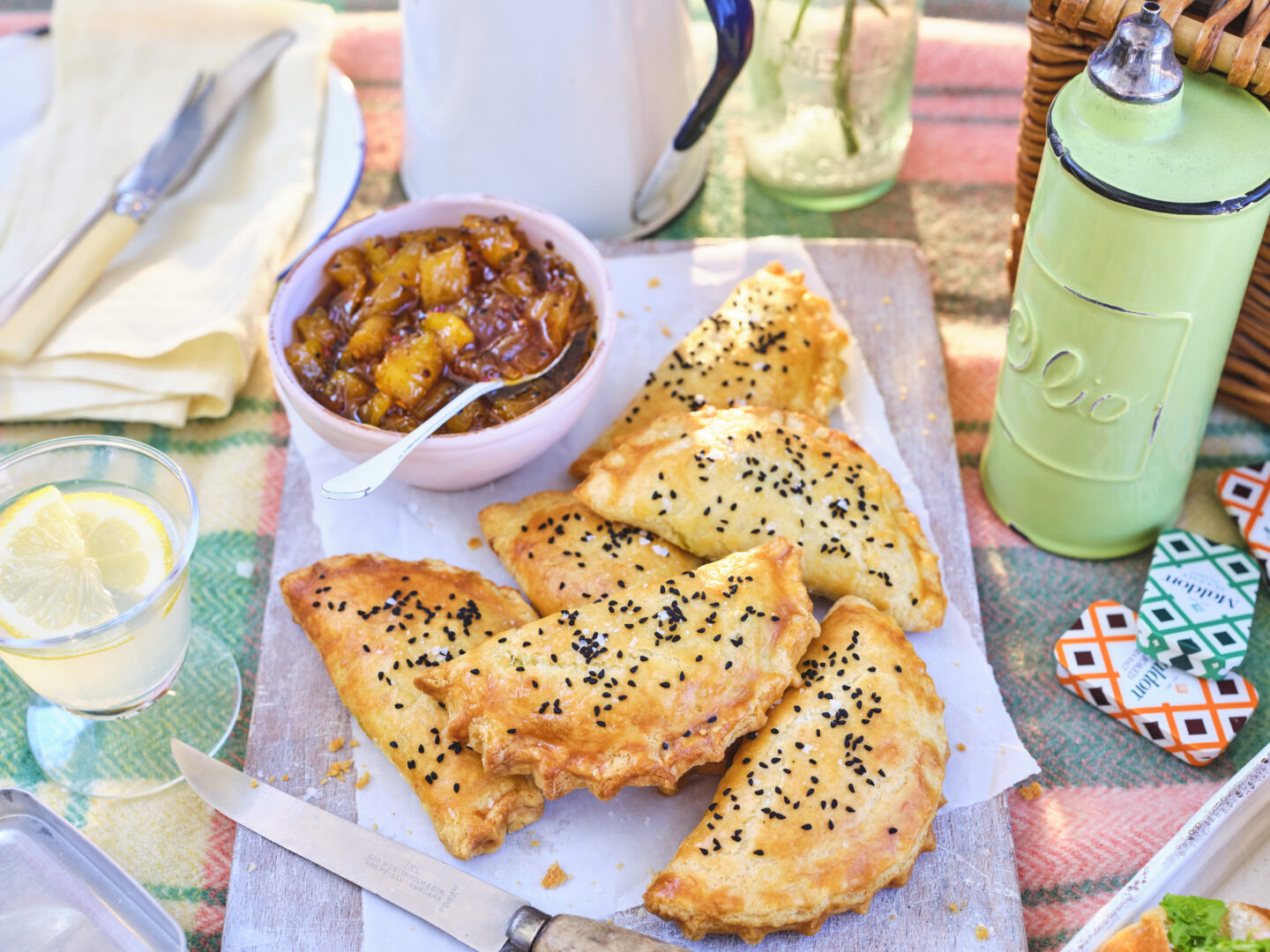 Layered Vegetable Picnic Pie - Maldon Salt