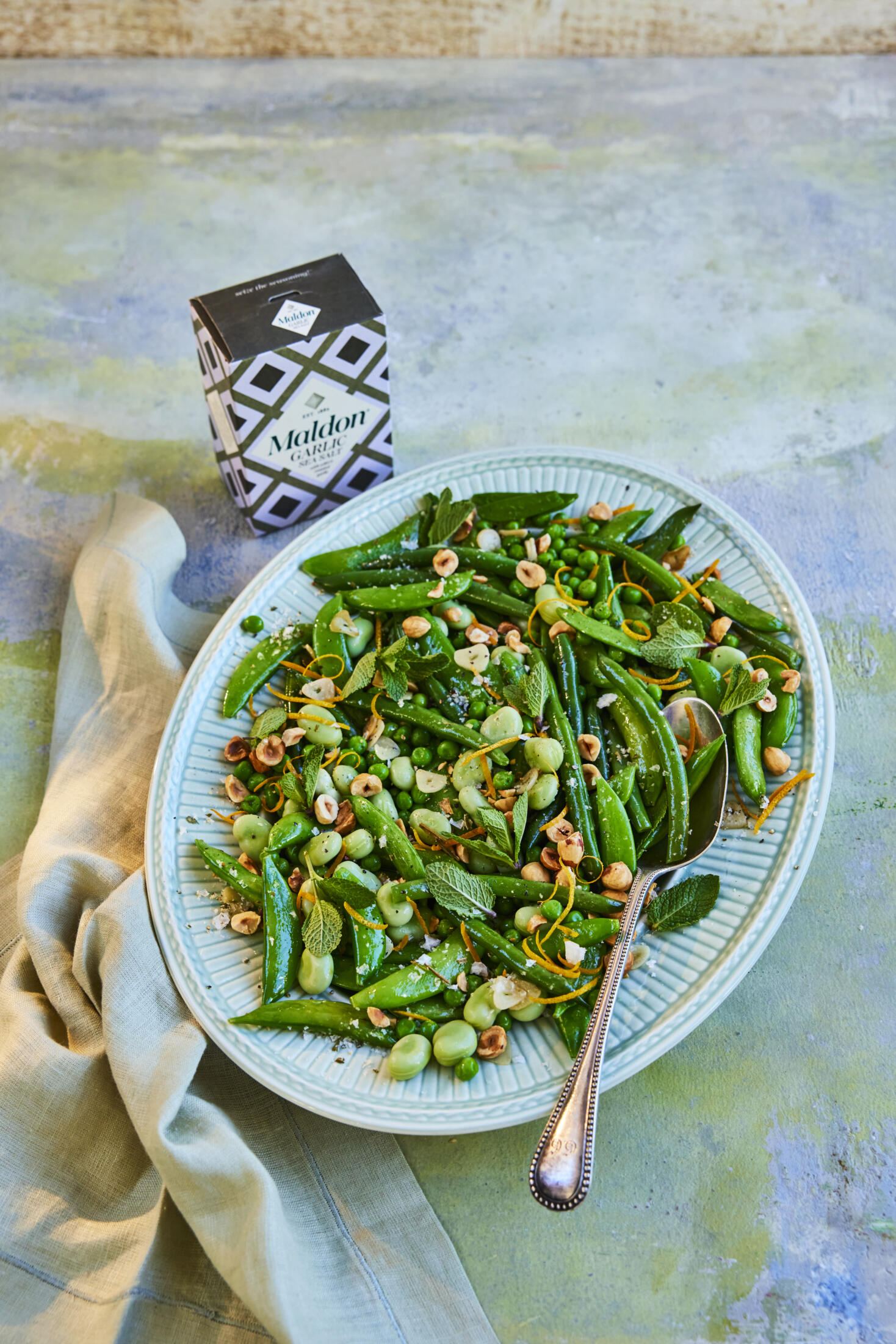 Garlicky Greens Medley - Maldon Salt